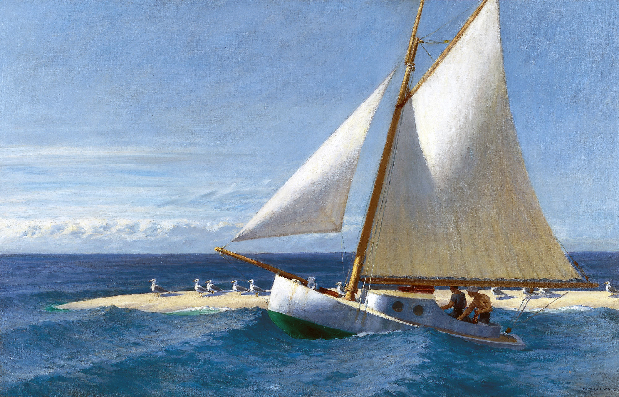Edward Hopper (XI) – The Sailing Boats – oils and watercolours ...