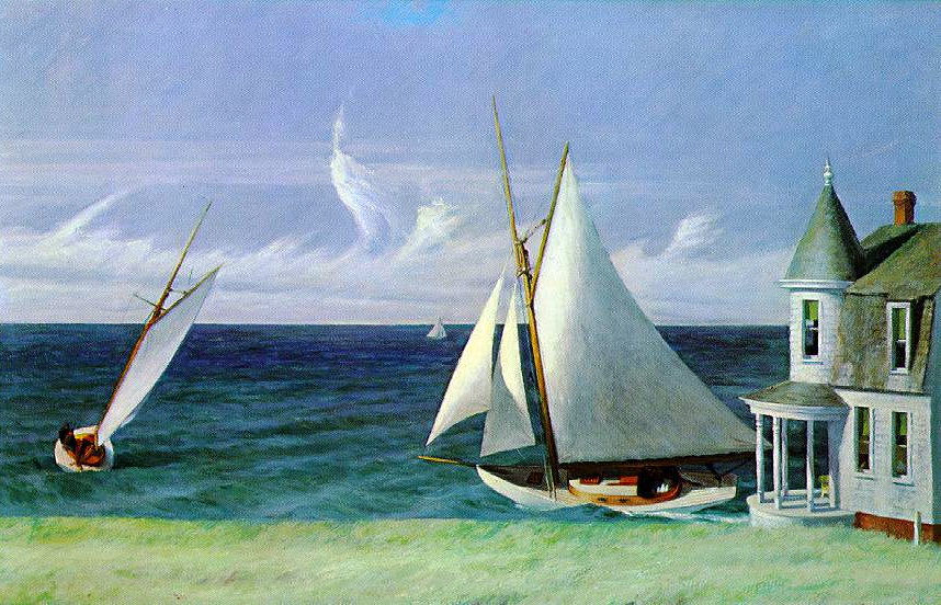 Edward Hopper (XI) – The Sailing Boats – oils and watercolours ...